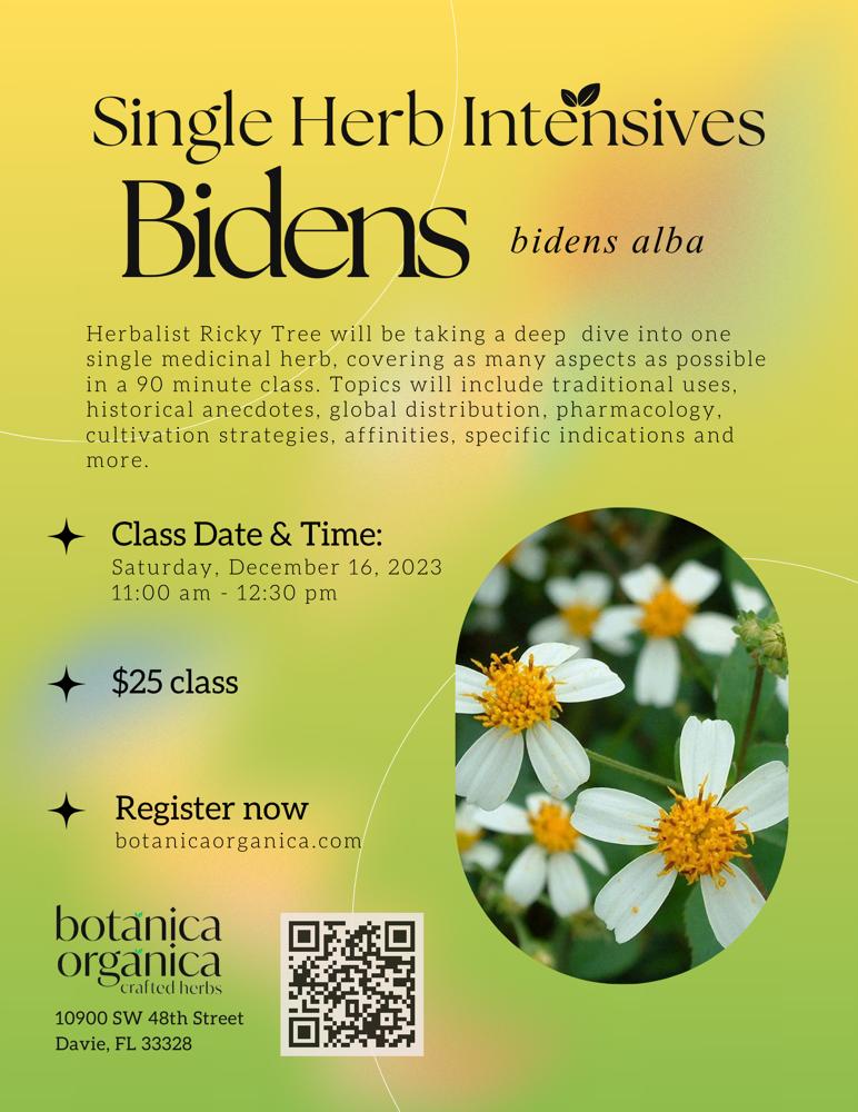 Single Herb Intensive | Botanica Organica